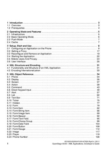 File:Developer's Guide for OpenStage XML Applications.pdf - Unify ...