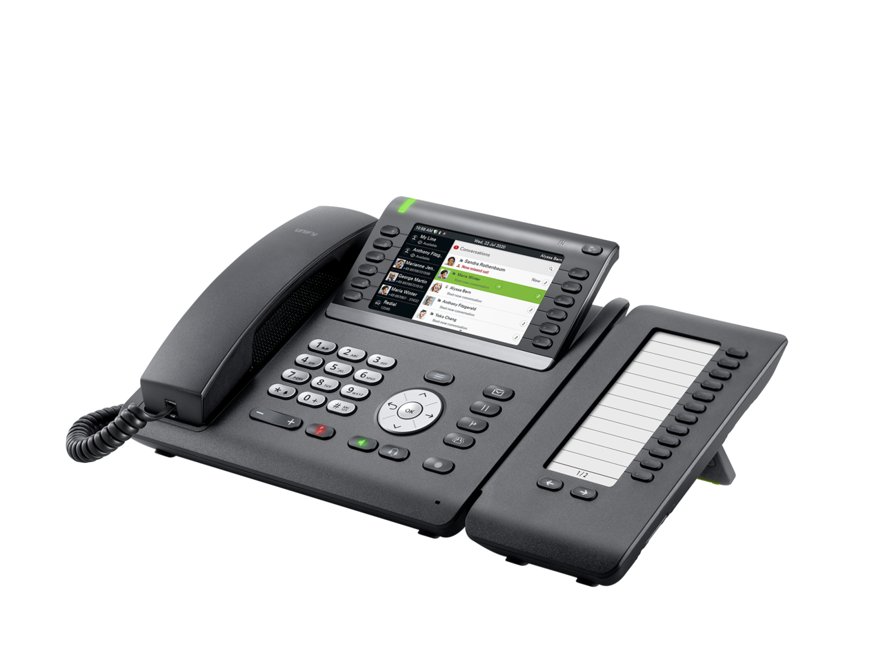 File:OpenScape Desk Phone CP700X perspective view low with Keymodul.png ...