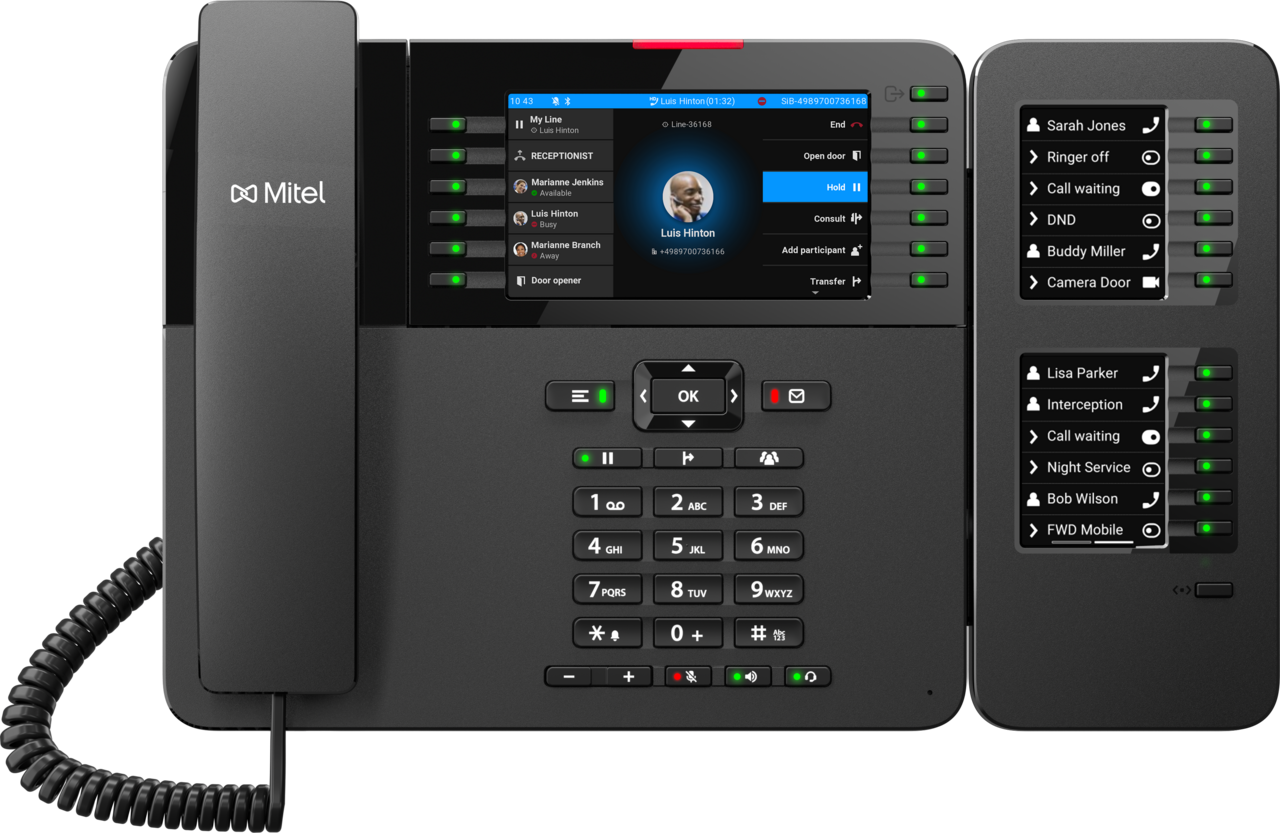 File:OpenScape Desk Phone CP710 front view with KM710.png - Unify ...